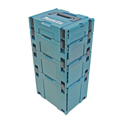 Makita MAKPAC CARRY CASES 1 / 2 / 3 / 4 SET 197054-7 – Power Tool ...