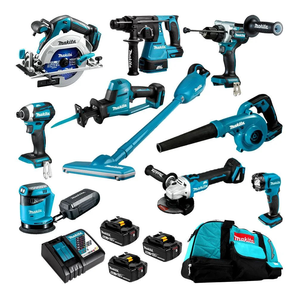 18V BRUSHLESS 10 PIECE COMBO LI-ION (L) – Power Tool Specialists