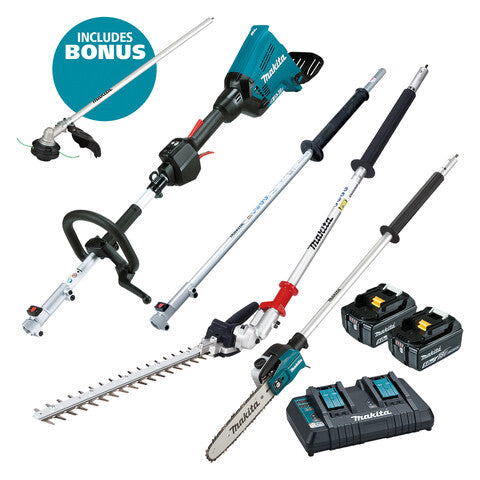 18Vx2 Brushless Multi-Function Powerhead Kit "Bonus Line trimmer inclu ...