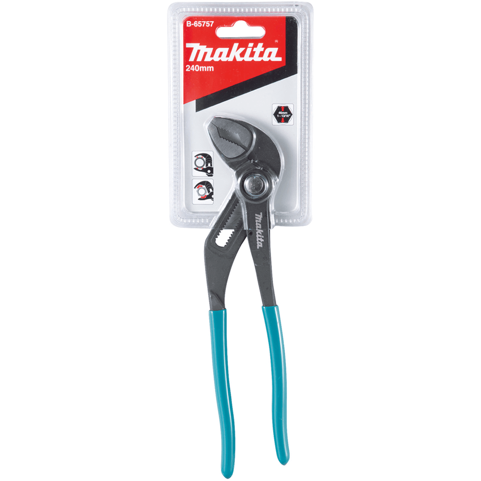 Makita 240mm Box Joint Multigrip Pliers B-65757 – Power Tool Specialists